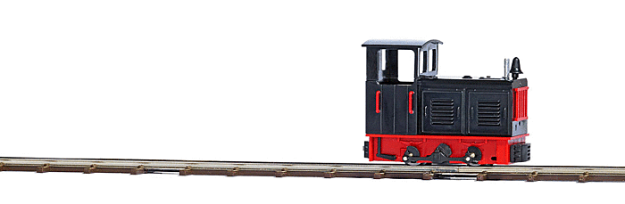 Busch - LKM Ns2f Locomotive w/Closed Cab - 3V Powered (Runs on Z Gauge ...
