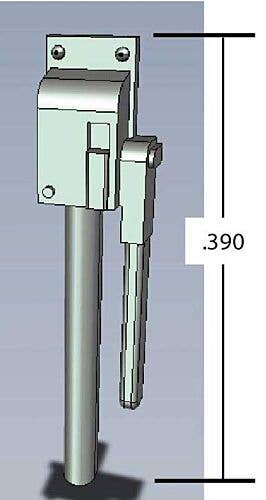 Cal Scale - Locomotive Brake Lever - Plastic - pkg(2) - 190-617