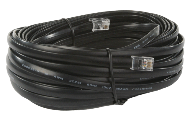 Digitrax - LocoNet Cable - 50' 15.2m - 245-LNC501