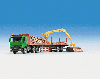 Kibri - Logging Equipment - Trucks - Mercedes Actros 3-Axle Cabover - w ...