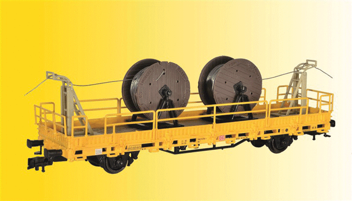 Kibri - Low-Side Catenary Car w/Cable Reels - Ready to Run - German ...