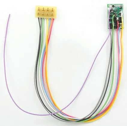 TCS - M4P-5" 1 Amp, 4 Function DCC Decoder - Control Only - With 5" 12 ...