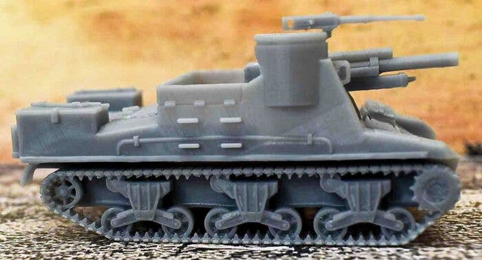 Phoenix Pr - M7 Priest Self Propelled Gun - Unpainted 3-D Print - 586-30085