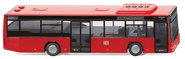 Wiking - MAN A78 City Bus - Assembled - German Federal Railway DB (red ...