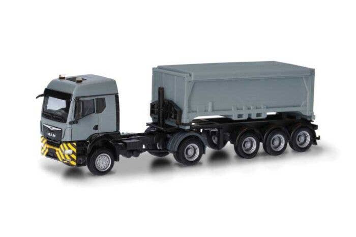 Herpa - MAN TGS Tractor with Heavy-Dump Trailer - Assembled - Municipal ...