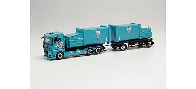 Herpa - MAN TGX GM Compactor Container with Trailer - Assembled - KS ...