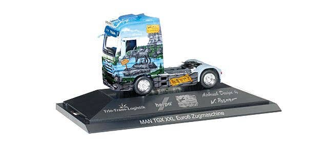 Herpa - MAN TGX XXL 2-Axle Cabover Tractor Only - Assembled - P.C ...