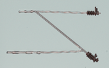 Marklin - Marklin HO Catenary - Single Outrigger Arm Pkg(5) - 441-74151