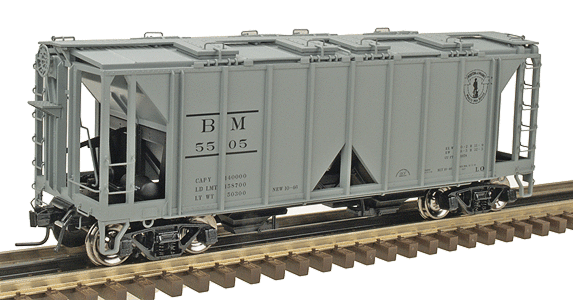 Atlas O - Master ACF 70-Ton 2-Bay Covered Hopper w/Open Sides - 2-Rail ...