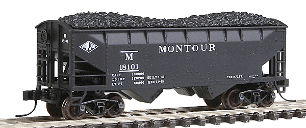 Atlas - MasterLine(TM) 2-Bay Offset Side Hopper, Peaked Ends, Assembled ...