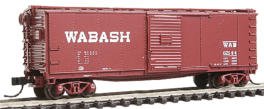 Atlas - Master(R) USRA 40' Rebuilt Steel Boxcar - Ready to Run - Wabash ...