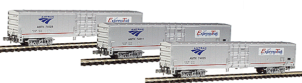 Con-Cor - Material Handling Car (MHC) Express Boxcar 3-Pack - Amtrak ...