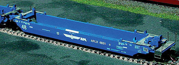 Deluxe - Maxi-Stack III 5-Unit Intermodal Well Car - Ready to Run ...
