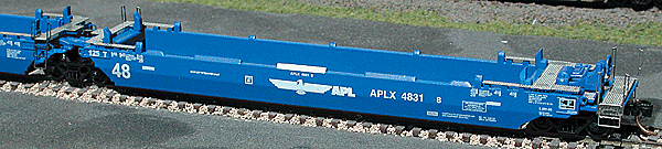 Deluxe - Maxi Stack III 5-Unit Intermodal Well Car - American President ...