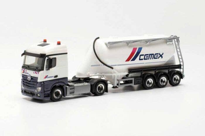 Herpa - Mercedes-Benz Actros Tractor with Tank Trailer - Assembled ...
