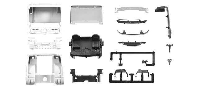 Herpa - Mercedes-Benz Arocs M Integrated Grill - 326-84208