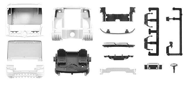 Herpa - Mercedes-Benz Arocs S Integrated Grill - 326-84222