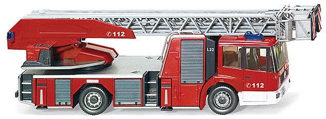 Wiking - Mercedes-Benz Econic Metz DL32 Fire Ladder - Assembled - Fire ...