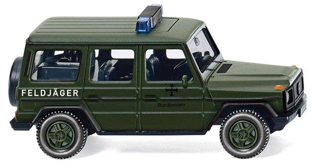 Wiking - Mercedes-Benz G Class SUV - Assembled - German Army (Feldjager ...
