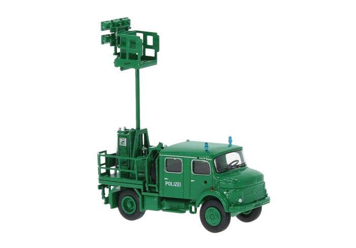Brekina - Mercedes-Benz LA 911 Light Mast Truck - Assembled - Police ...
