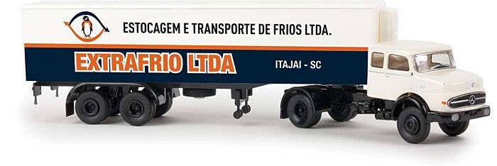 Brekina - Mercedes-Benz LPS 1620 Tractor wwith Reefer Trailer ...