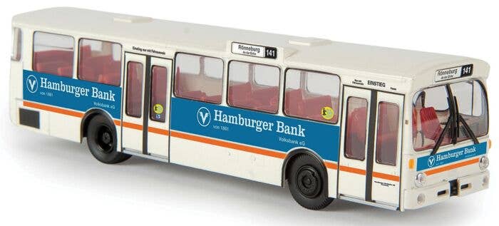 Brekina - Mercedes-Benz O 305 Bus - Assembled - Hamburger Bank (white ...