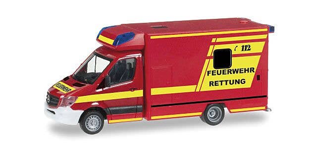 Herpa - Mercedes-Benz Sprinter Box-Body Ambulance - Assembled - Munich ...