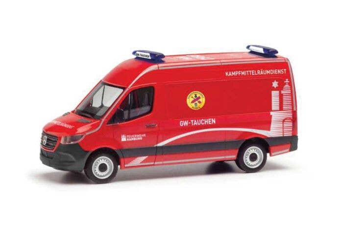 Herpa - Mercedes-Benz Sprinter Cargo Van Ambulance - Assembled ...