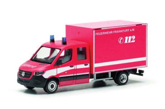 Herpa - Mercedes-Benz Sprinter Crew-Cab Box-Body Truck - Assembled ...