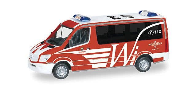 Herpa - Mercedes-Benz Sprinter Passenger Van - Assembled - Fire Dept ...