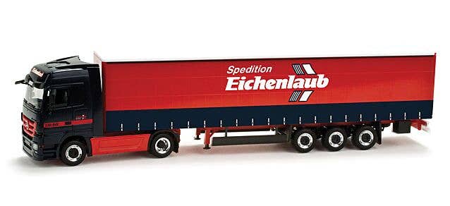 Herpa - Mercedes Actros LH 2-Axle Cabover Tractor w/Curtain-Side ...