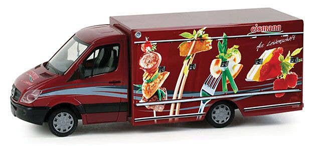 Herpa - Mercedes Sprinter Delivery Truck w/Box Body - Eismann Frozen ...