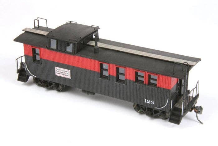 AMD - Midland Valley Wood Caboose - Laser-Cut Wood Kit - Less Trucks ...