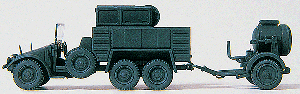 Preiser - Military - Former German Army WWII - Light Trucks - Krupp Kfz 83 w/Generator & 60cm ...