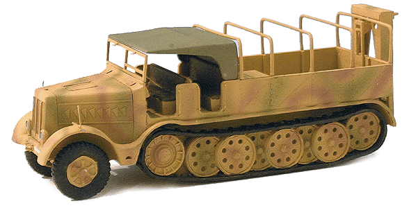Trident - Military - Former German Army WWII - SdKfz 9 18-Ton FAMO Heavy Half-Tracks - Bzgkw ...