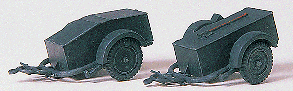 Preiser - Military - Former German Army WWII - Trailers (Plastic Kit ...