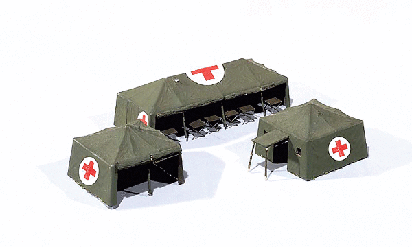 Faller - Military - NATO/Modern German Army (BW) - Tent Set - Medical ...