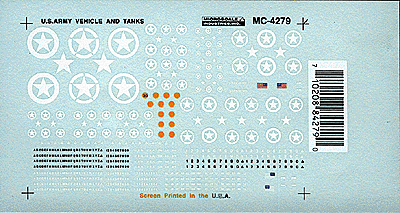 Microscale - Military - United States - Vehicle Decals - Mini-Cal All ...