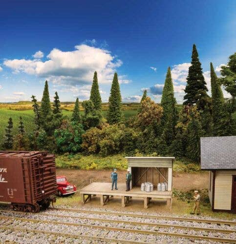 Walthers - Milk Platform - Kit - 3-7/16 x 1-1/2 x 1-7/8" 8.73 x 3.81 x ...