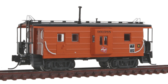 Fox Valley - Milwaukee Road Low-Window Rib-Side Caboose w/Oil Door - Ready to Run - Milwaukee ...