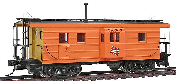 Walthers - Milwaukee Road Rib-Side Caboose w/Oil Stove - Ready to Run - Platinum Line(TM ...