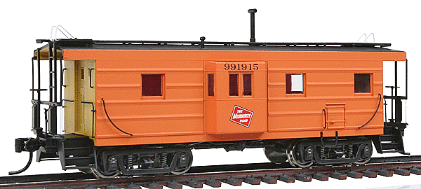 Walthers - Milwaukee Road Rib-Side Caboose w/Oil Stove - Ready to Run - Platinum Line(TM ...