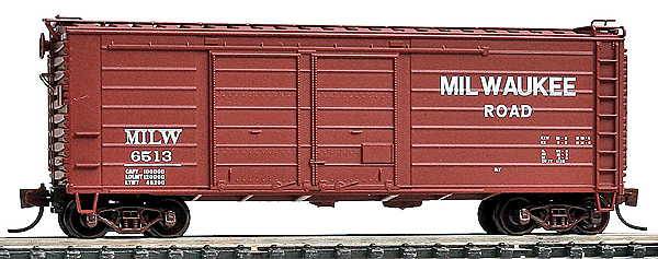 Fox Valley - Milwaukee Road Ribside Double-Door Boxcar - Ready to Run ...