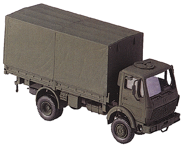 Roco - Mini-Tanks Military - Modern German Army (BW) - Light Truck - MB ...