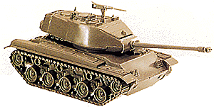 Roco - Mini-Tanks Military US/NATO (1950s) Battle Tank - M41 "Walker ...
