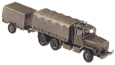 Roco - Mini-Tanks Military US/NATO Heavy Trucks - M923 5-Ton 6x6 w/M105 ...