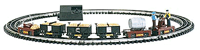 K-Line - Mining Train Set - The K-Line(R) Gold Rush 6-Unit Handcar Set ...