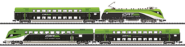 Trix - Minitrix Austrian OBB City-Airport CAT Train-Only Set - Ready to ...