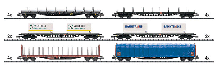 Trix - Minitrix Modern Railroading 20 Car Set - Ready to Run - German ...