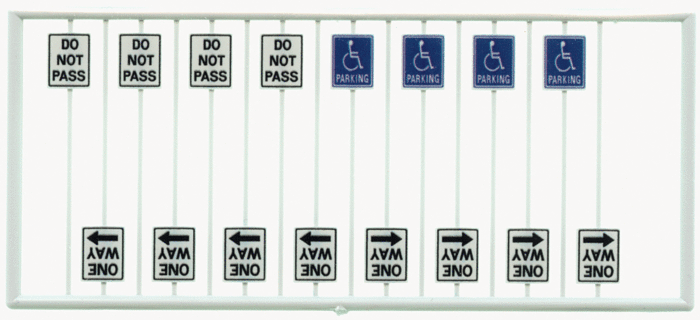 Tichy - Miscellaneous Road Signs #1 - pkg(16) - 293-8262